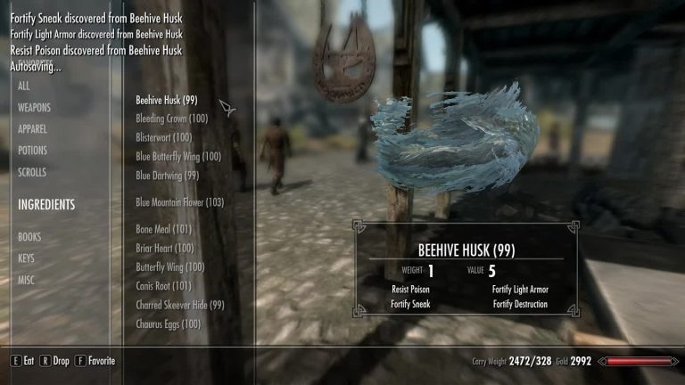 All Alchemy Ingredients in Inventory | Skyrim Mod Download
