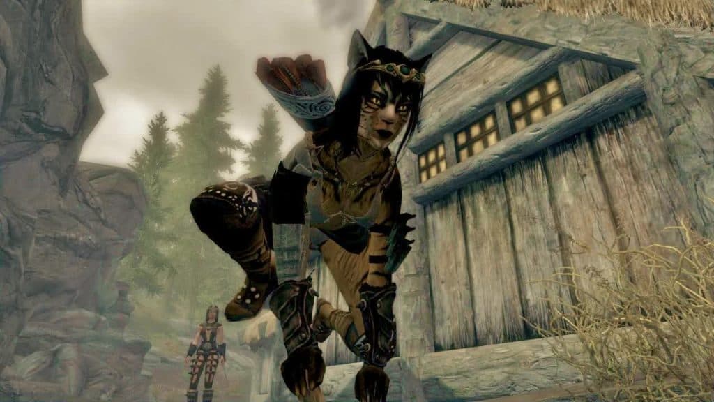KISS - Khajiit Cat Sprint and Sneak | Skyrim Mod Download