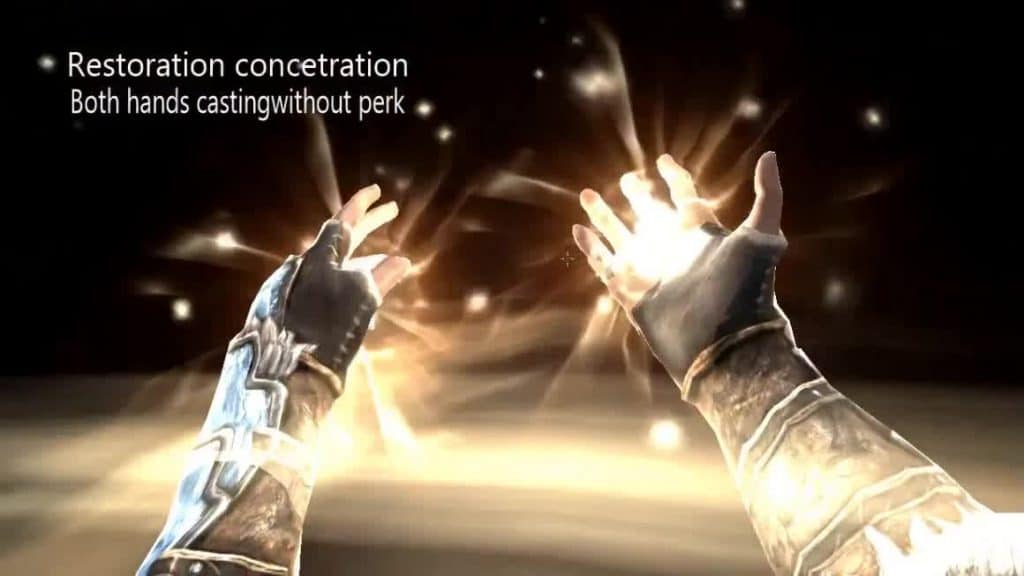 Random first person magic animation SSE with DAR | Skyrim Mod Download