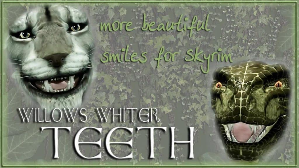 83Willows WHITER TEETH 4all - Orc Khajiit Argonian Werewolf | Skyrim ...
