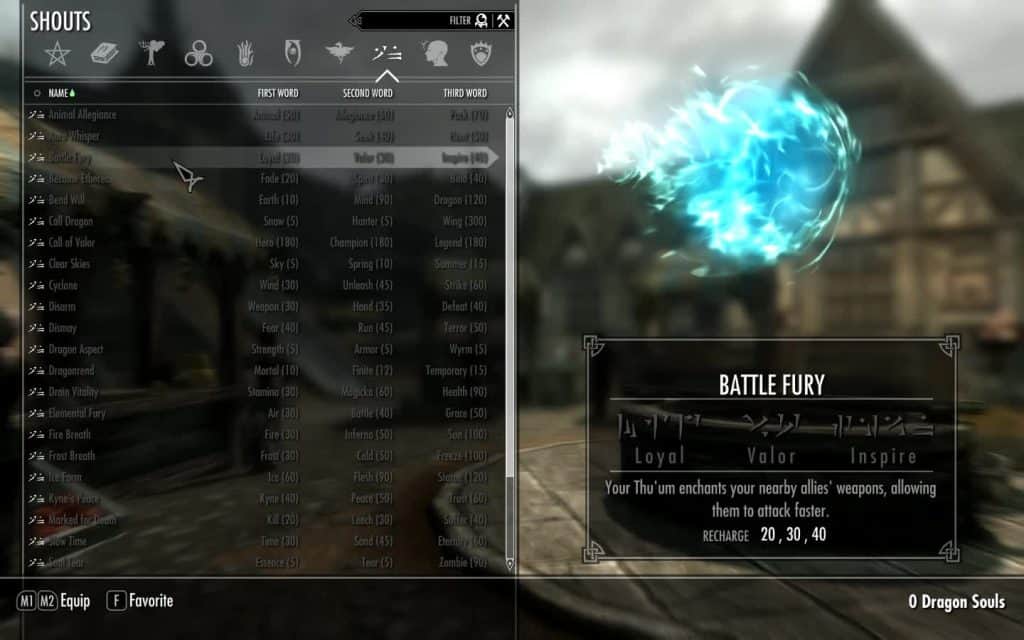 All Shouts - BAT script | Skyrim Mod Download