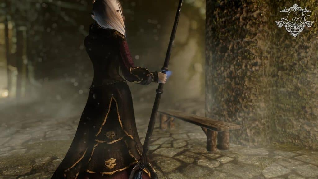 Lind's Necromancer Robes Revamp - Texture Replacer | Skyrim Mod Download