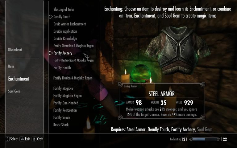 No Enchantment Restrictions - SKSE No Conflict | Skyrim Mod Download