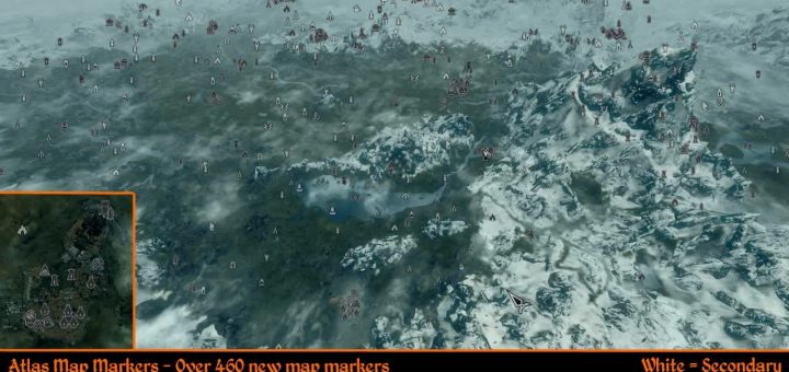 EzEs -Colored Map Markers- | Skyrim Mod Download