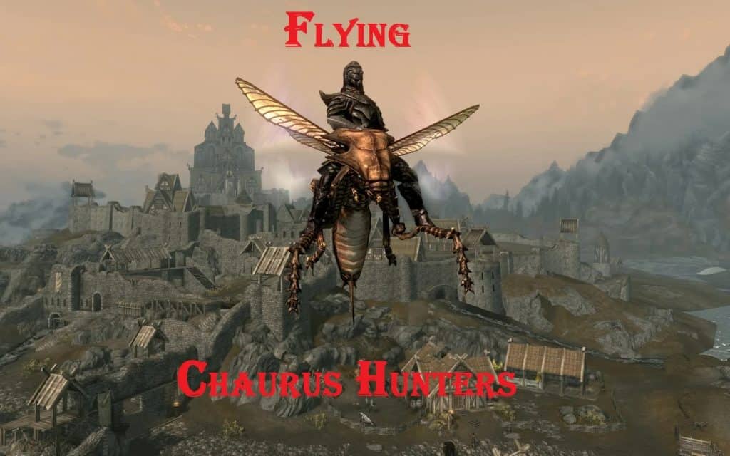 Fully Flying Chaurus Hunters | Skyrim Mod Download