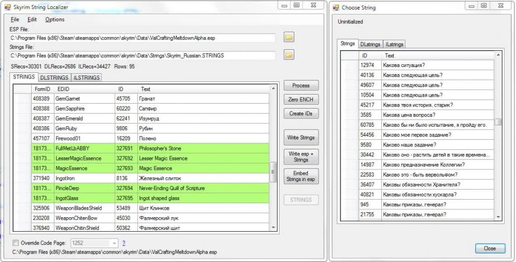 Skyrim Strings Localizer | Skyrim Mod Download